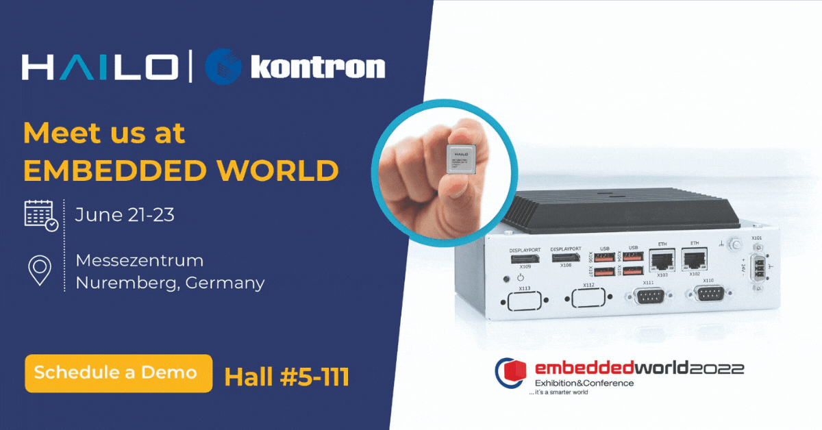Meet Hailo at Embedded World 2022